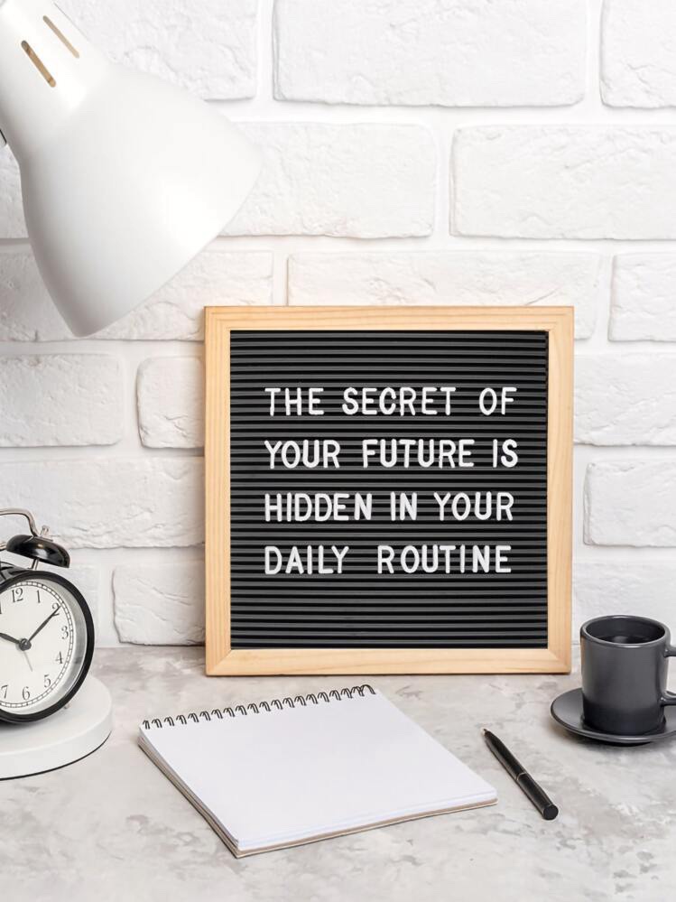 Tablero de Letras de Fieltro 25×25 cm con Letras Intercambiables – 1 ...